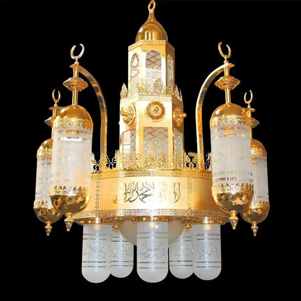 Masjid Lighting - Elegant Mosque Chandeliers for Projects
