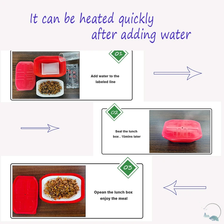 Instant Food Warmer - Self Heating Pack for Outdoor Camping