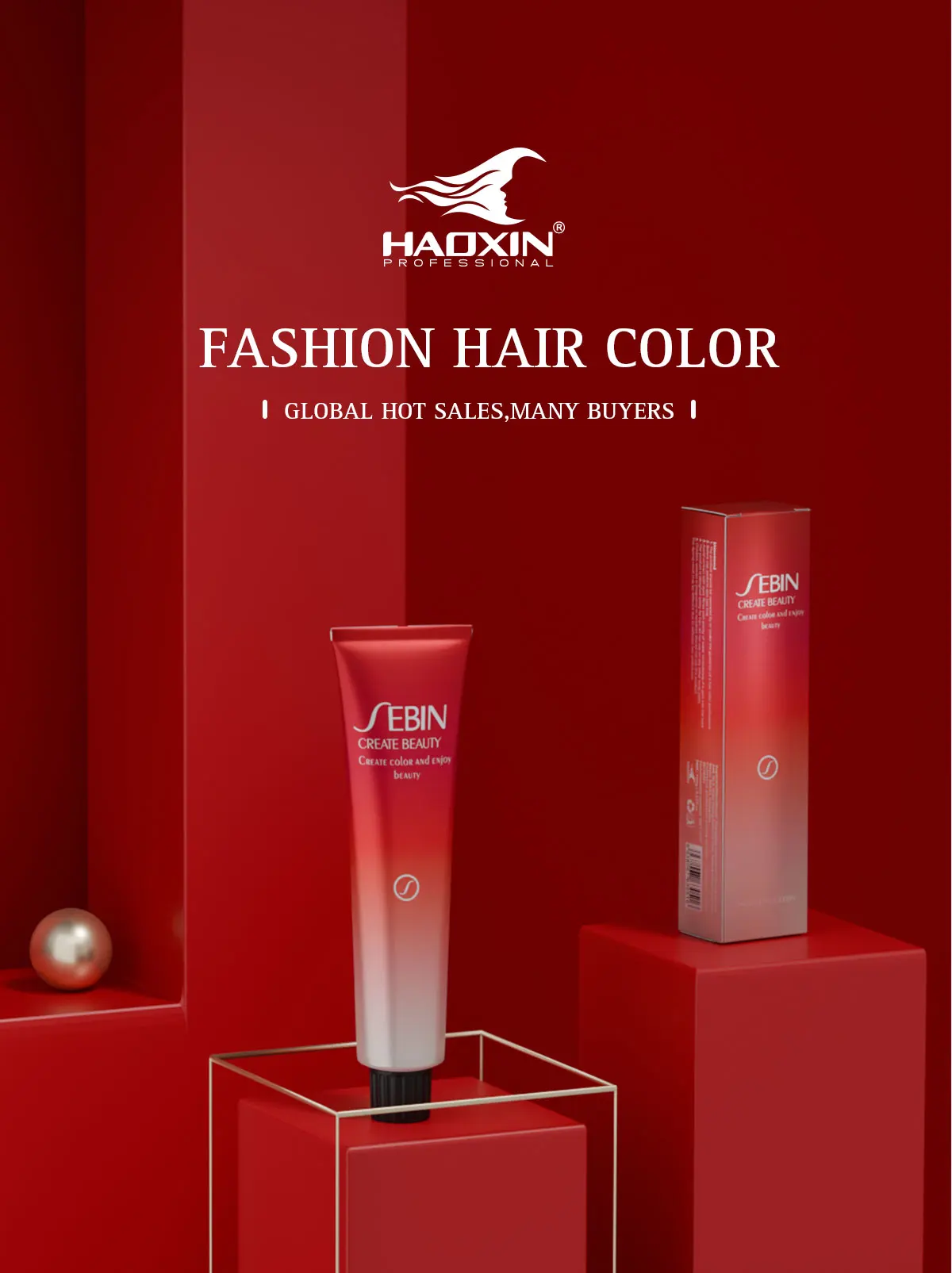 HAOXIN Luxury 10 Minute Blue Hair Color Cream Low Ammonia Permanent ...