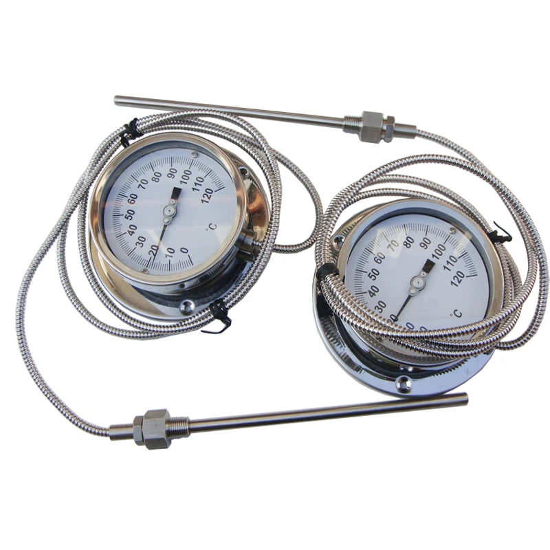 Alibaba.com: 0-120°C capillary panel mount temperature gauge: measures ...