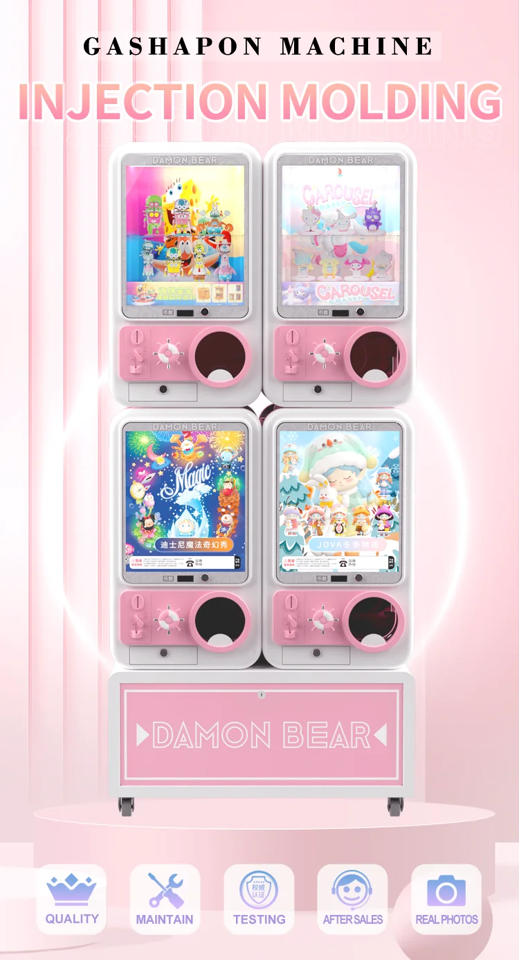 Commercial Coin Operated Gachapon Machine Capsule Toy Gashapon Vending ...