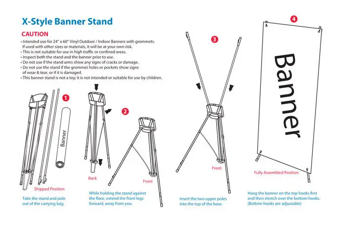 X Banner Manufacturers X-frame Banner Stand Economy X Banner - Buy X ...