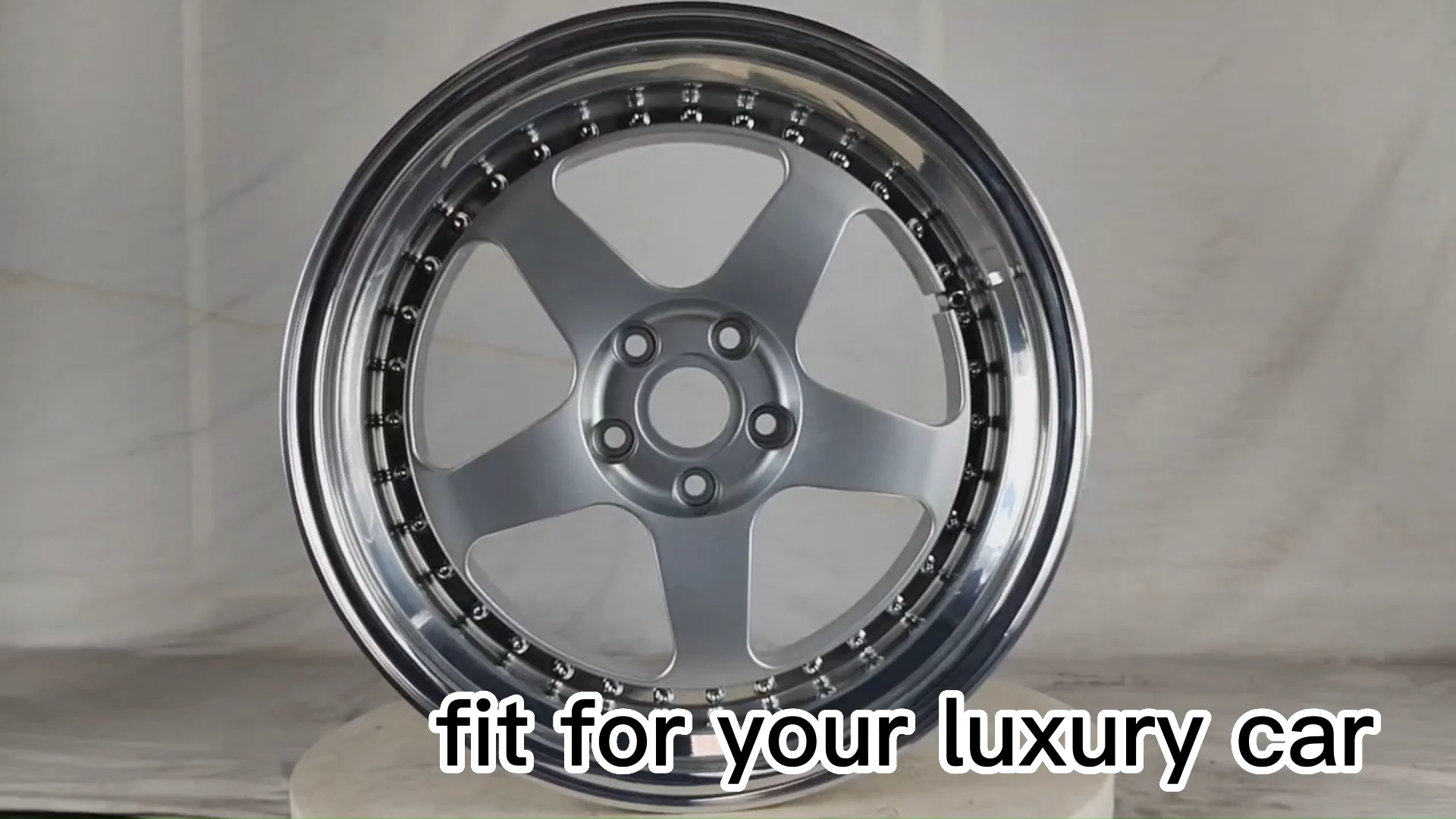 Big Lip Deep Center Disc 3 Piece Forged Wheels Rims - Buy Te37 Design ...