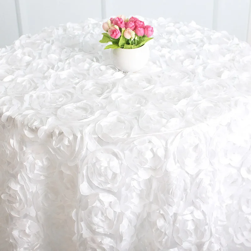 Polyester Fancy Wedding Dining Table Cloths For Sale Round Tablecloth ...