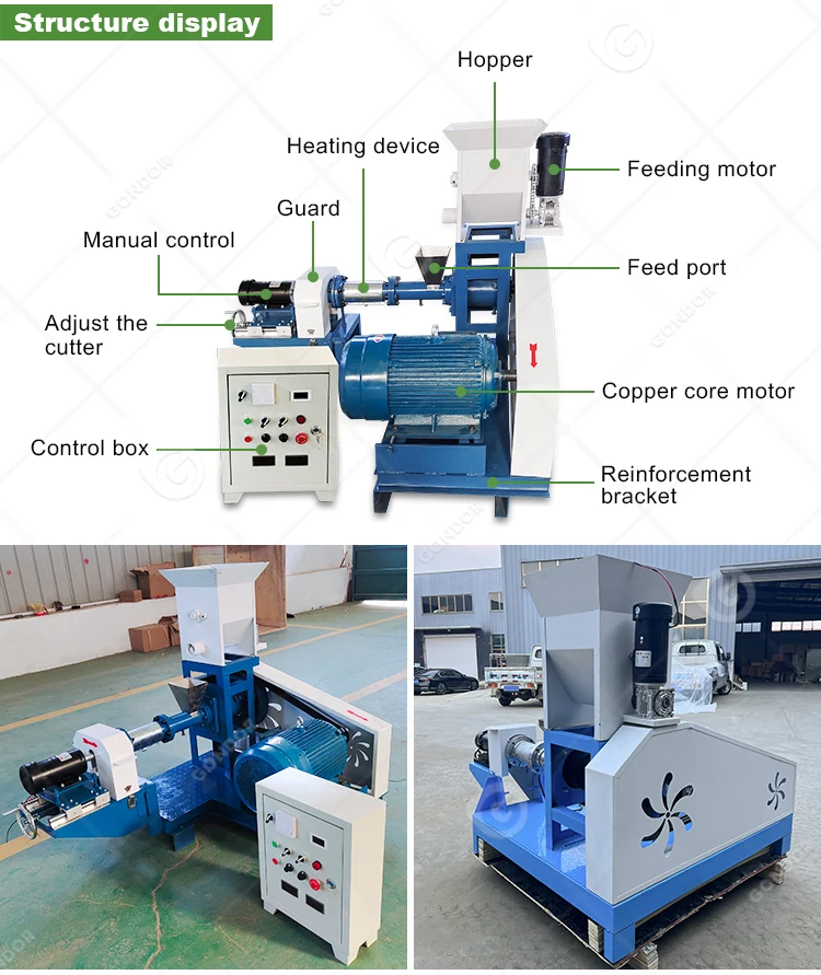 Cat Animal Floating Fish Dog Pet Food Small Feed Pellet Mill Make ...