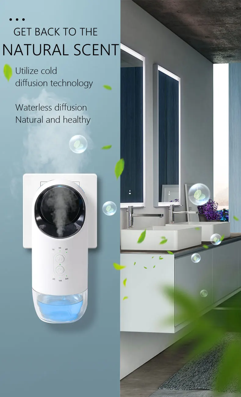 Hotel Room Powerful And Silent 120ml Capacity White Smart Luxury Scent ...