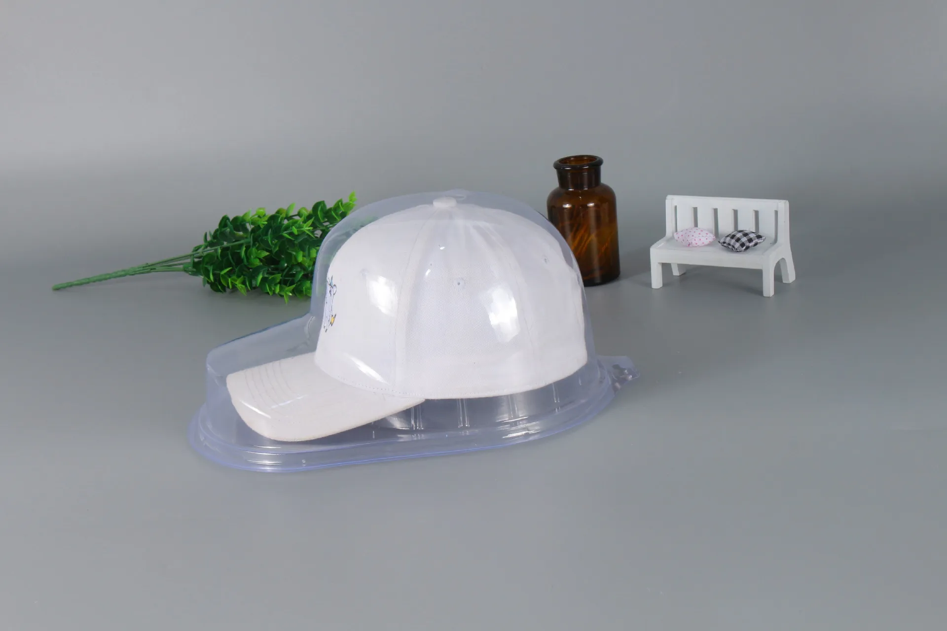 Portable Travel Hat Boxes Transparent Plastic Cap Support Hats Cap Pvc ...