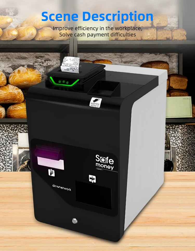 Factory Custom Cash And Coin Acceptor Recycler Machine One-stop Payment ...