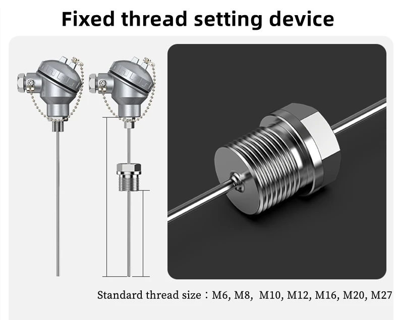 WRNK-131 High Temperature Industrial Thermocouple Assembly