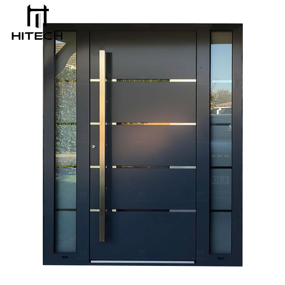 Hitech custom entrance stainless steel doors of luxury villas exterior ...