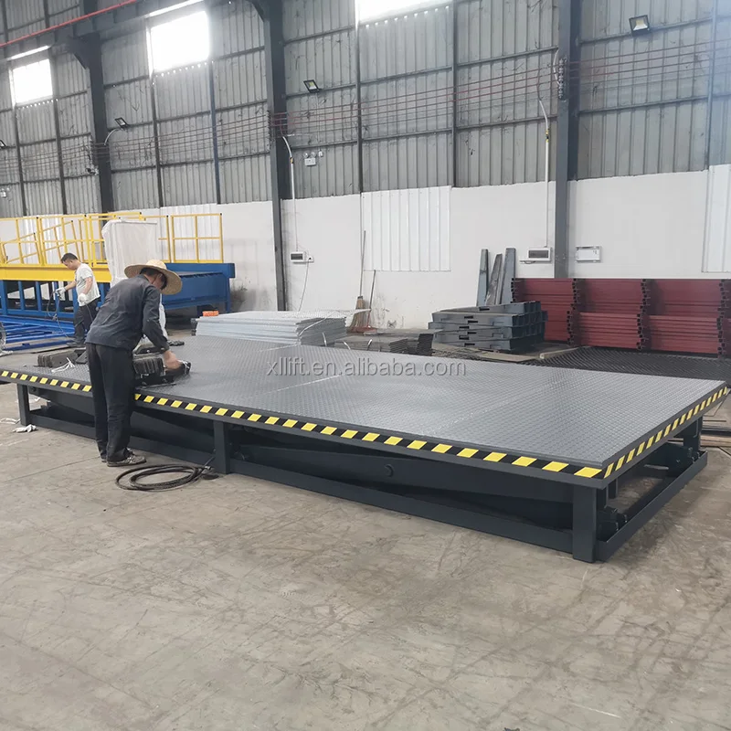 Hydraulic Scissor Lift Dock Leveler Container/warehouse/truck Load Ramp ...
