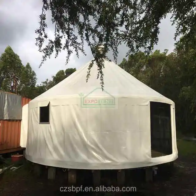 Luxury Outdoor Yurt - Durable Aluminum and Bamboo Frame