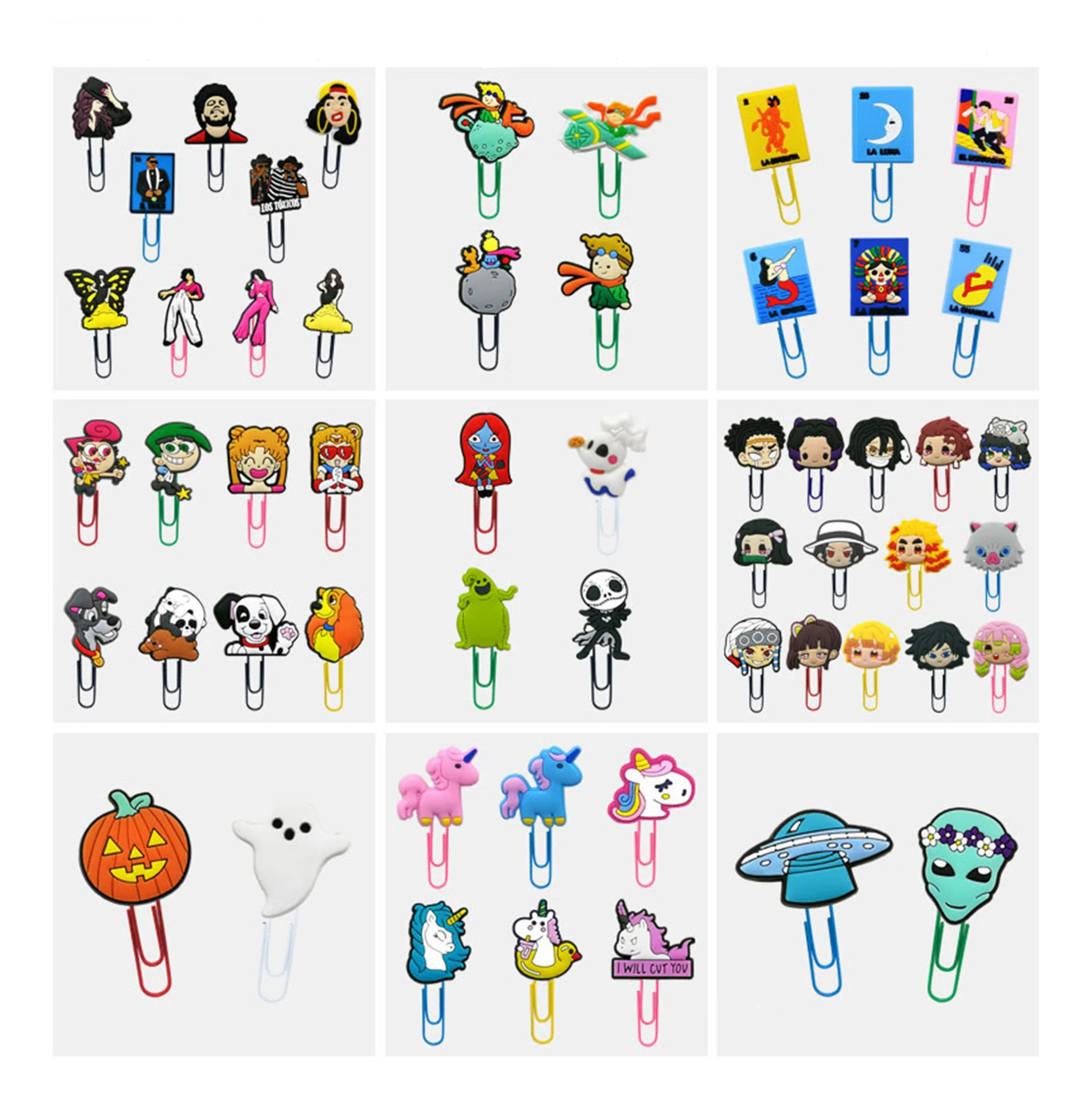 Custom Decorative Cute Cartoon Design Colored Vinyl Coated Kids Metal ...