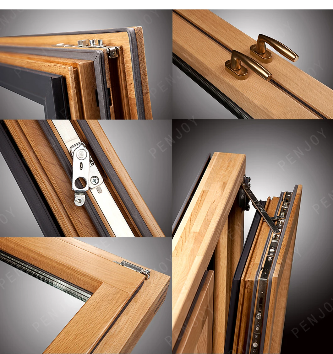Penjoy Passive House Timber Tilt and Turn windows Aluminum Clad Wood ...