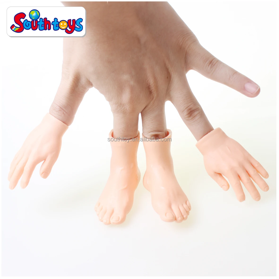 Novelty Rubber Finger Feet - Fun Finger Puppets for Kids