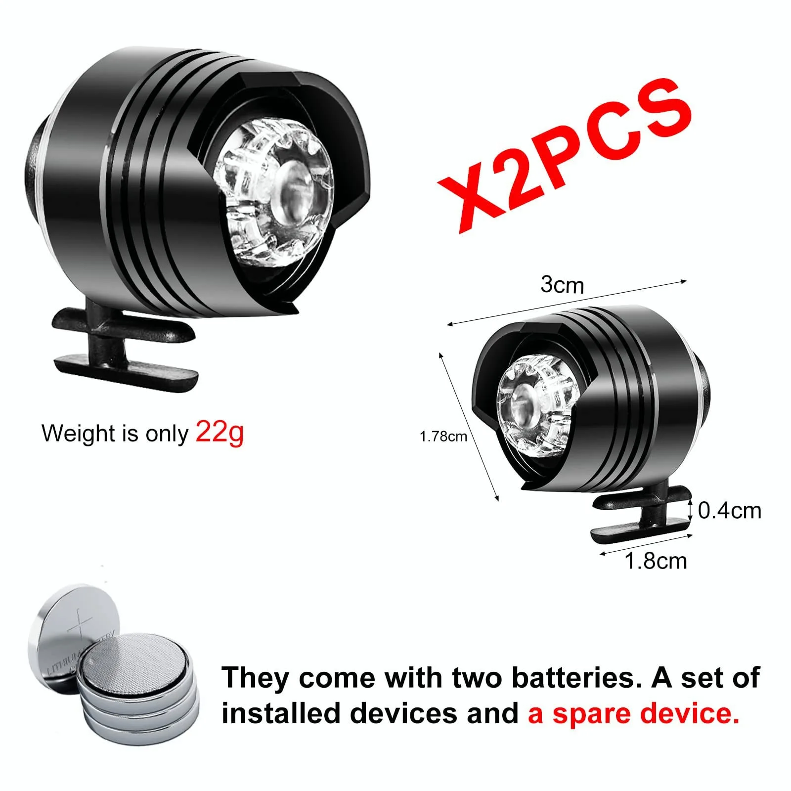 Headlights For Croc Shoes,Mini Flashlight 2pcs Headlights For Croc ...