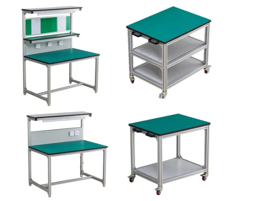 Custom Work Table - ESD Workbench with Aluminum Profile