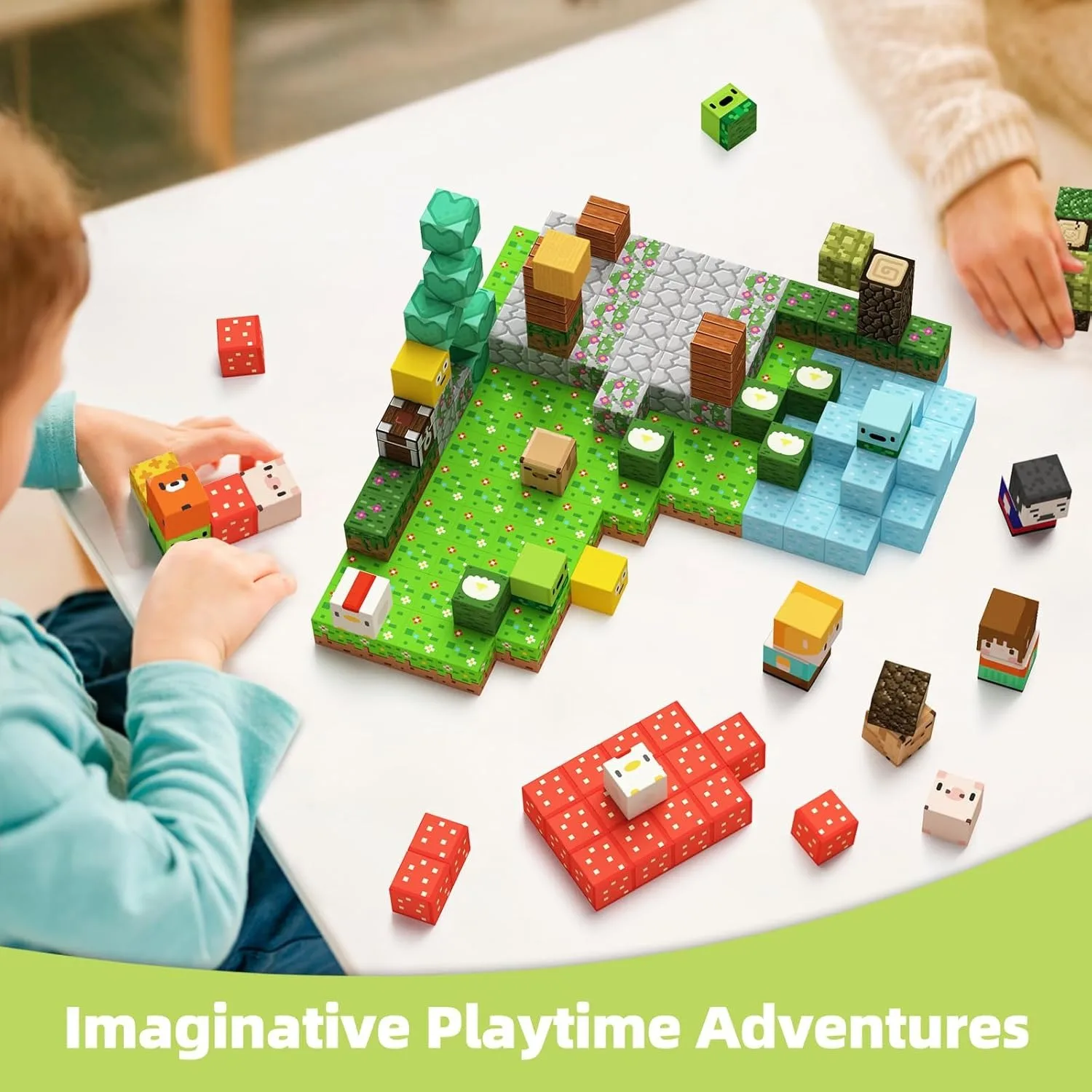 Magnetic Tiles - Build Your Own Mine Magnet World