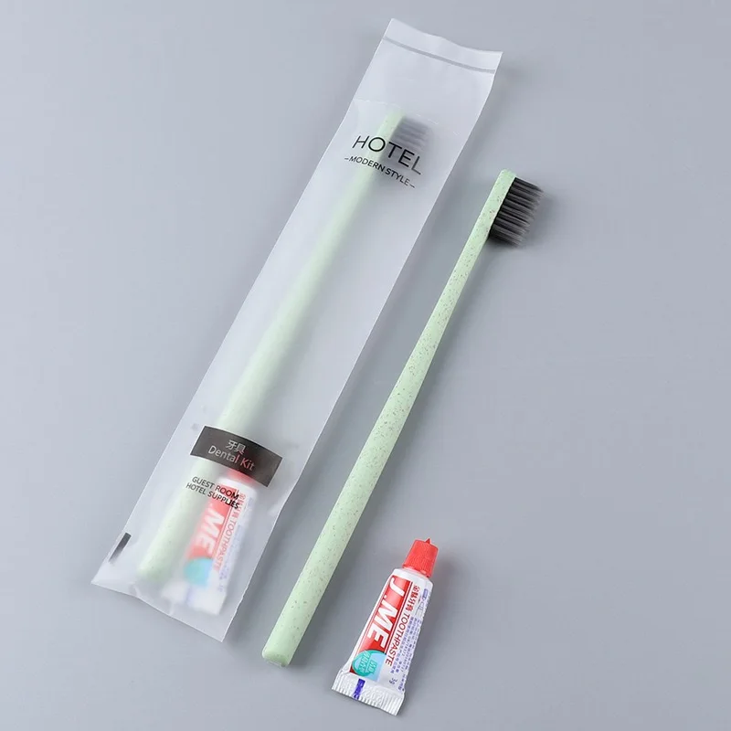 Disposable Matt Bag Packing Hotel Toothbrush Dental Kit For Travel ...