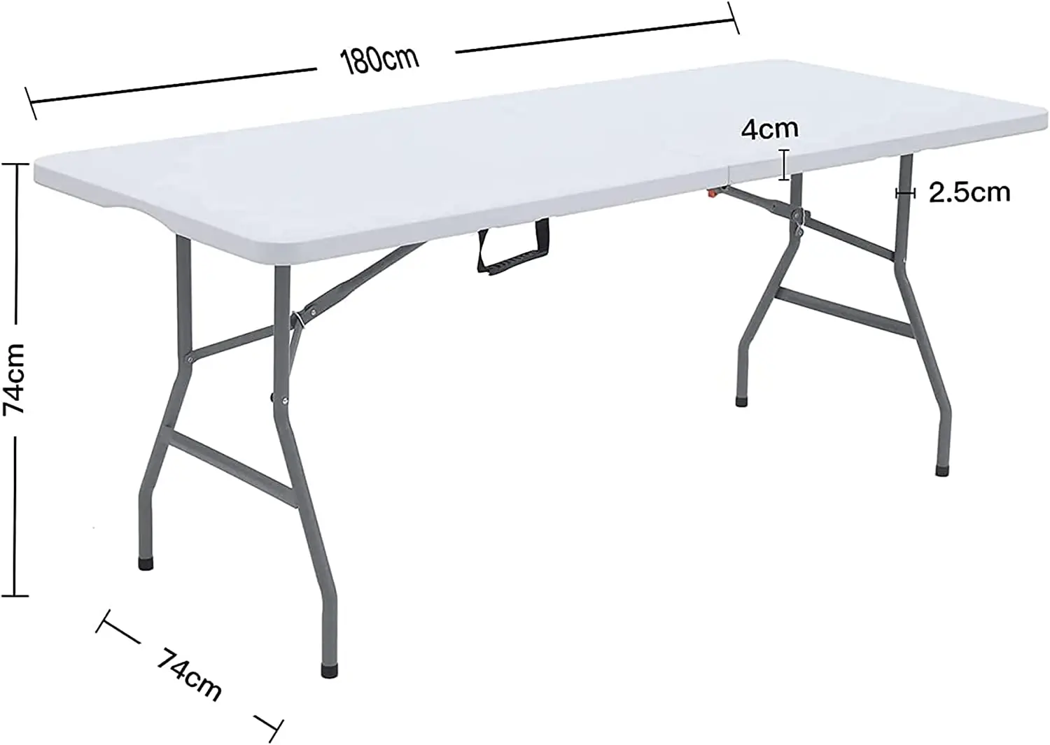 Rectangular Plastic Waterproofing Foldable Table Outdoor Banquet BBQ ...