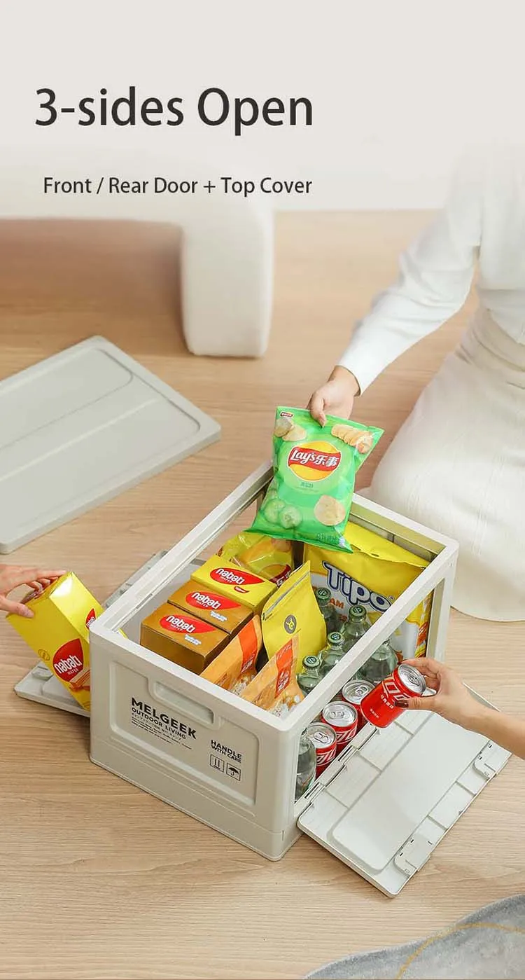 Sesame Multifunctional Space-saving Storage Plastic Box Stackable ...