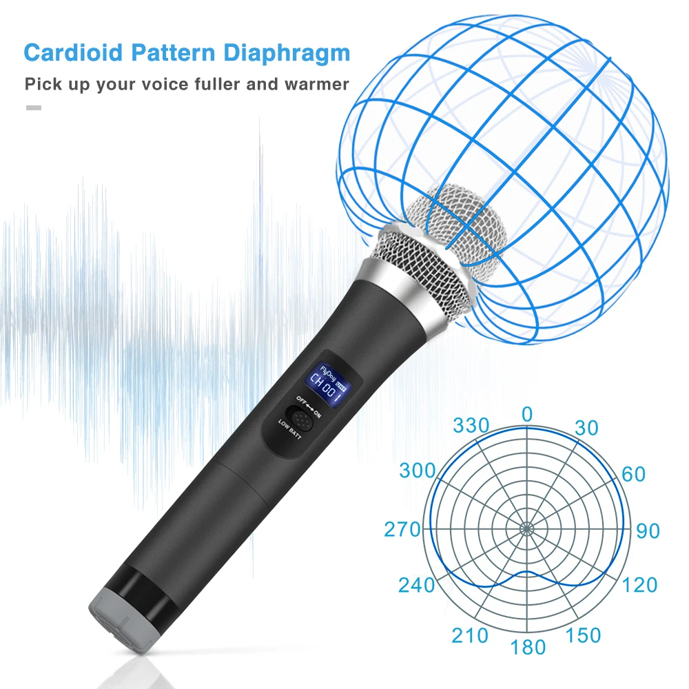 Oem Wireless Ktv Karaoke Microphone For Home Party Dynamic Handheld ...