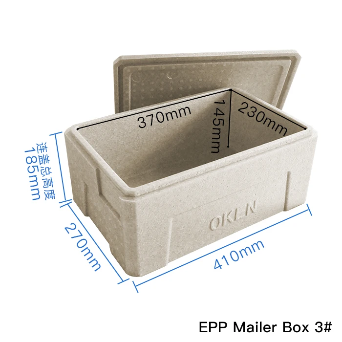 Oken Epp Insulated Lightweight Foam Packaging Shipping Boxes For ...