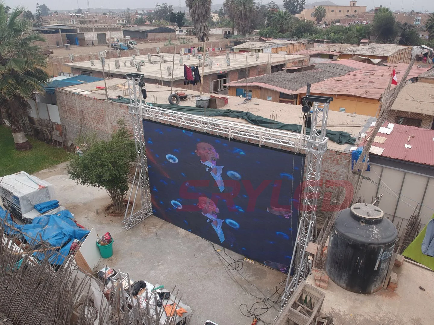 500x500mm Indoor Outdoor Giant Stage Background Led Video Wall P2.6 P2 ...