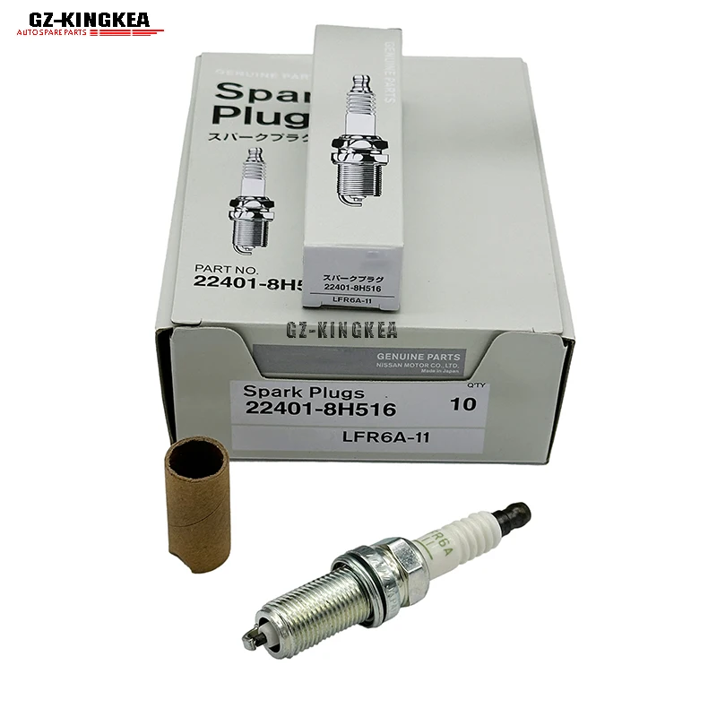 New Iridium Spark Plug 22401-8H516 LFR6A-11 Engine Parts for Gasoline ...