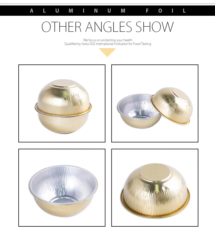 Different Baking Cups Round Rectangular Aluminum Foil Container ...