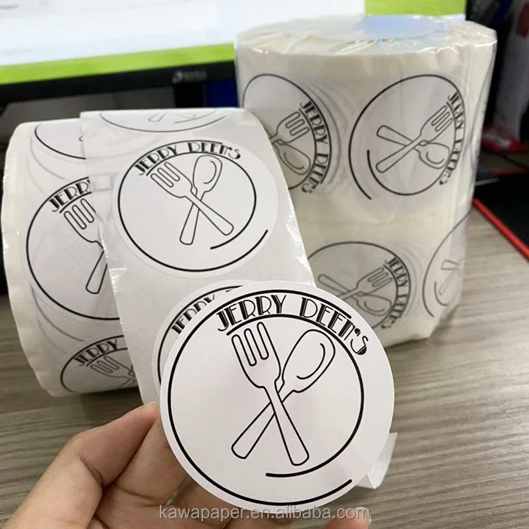 Custom Printed Round Stickers - Waterproof & Adhesive