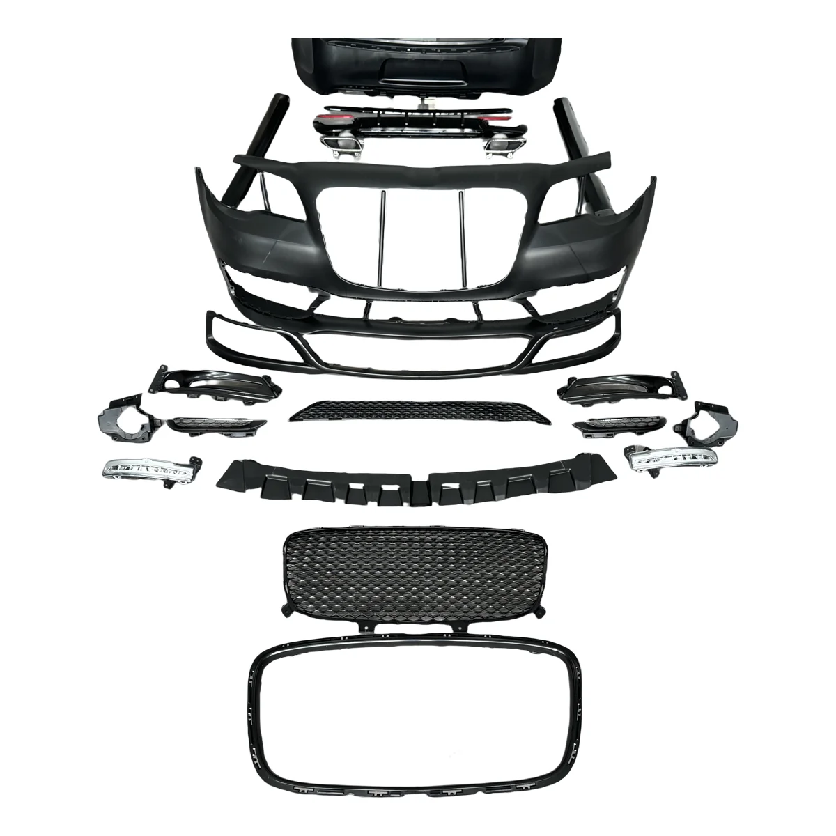 Car Bumperts Rear Diffuser Car Body Kit Rear Bumper Lip For Chrysler ...