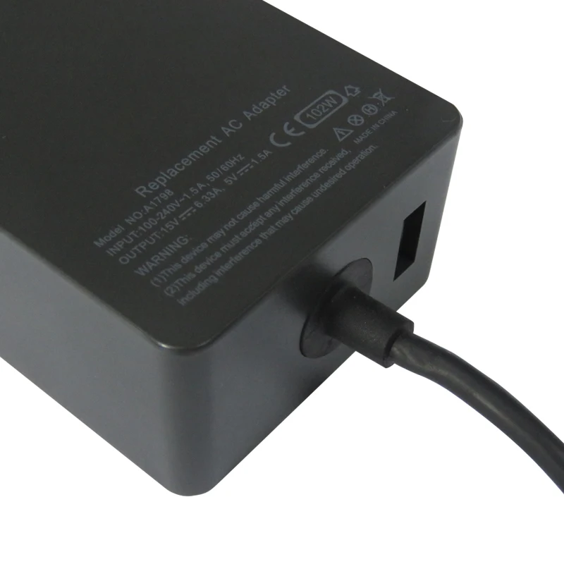 For Microsoft Surface Book 2 Laptop Pro 102w Power Supply Charger Model ...