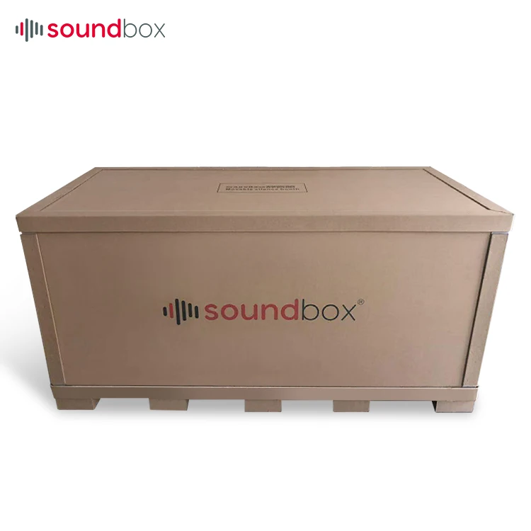Soundbox Movable Silence Booth Soundproof Middle Size 2 Seat Indoor ...
