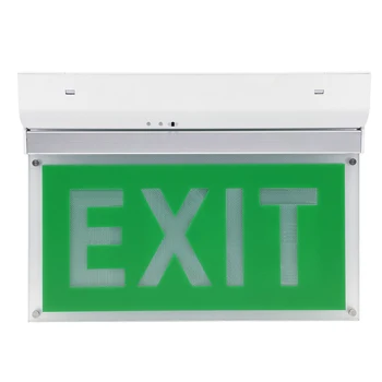 Exit Emergency Light Maintained Rechargeable Lfp Battery Acrylic Inside ...