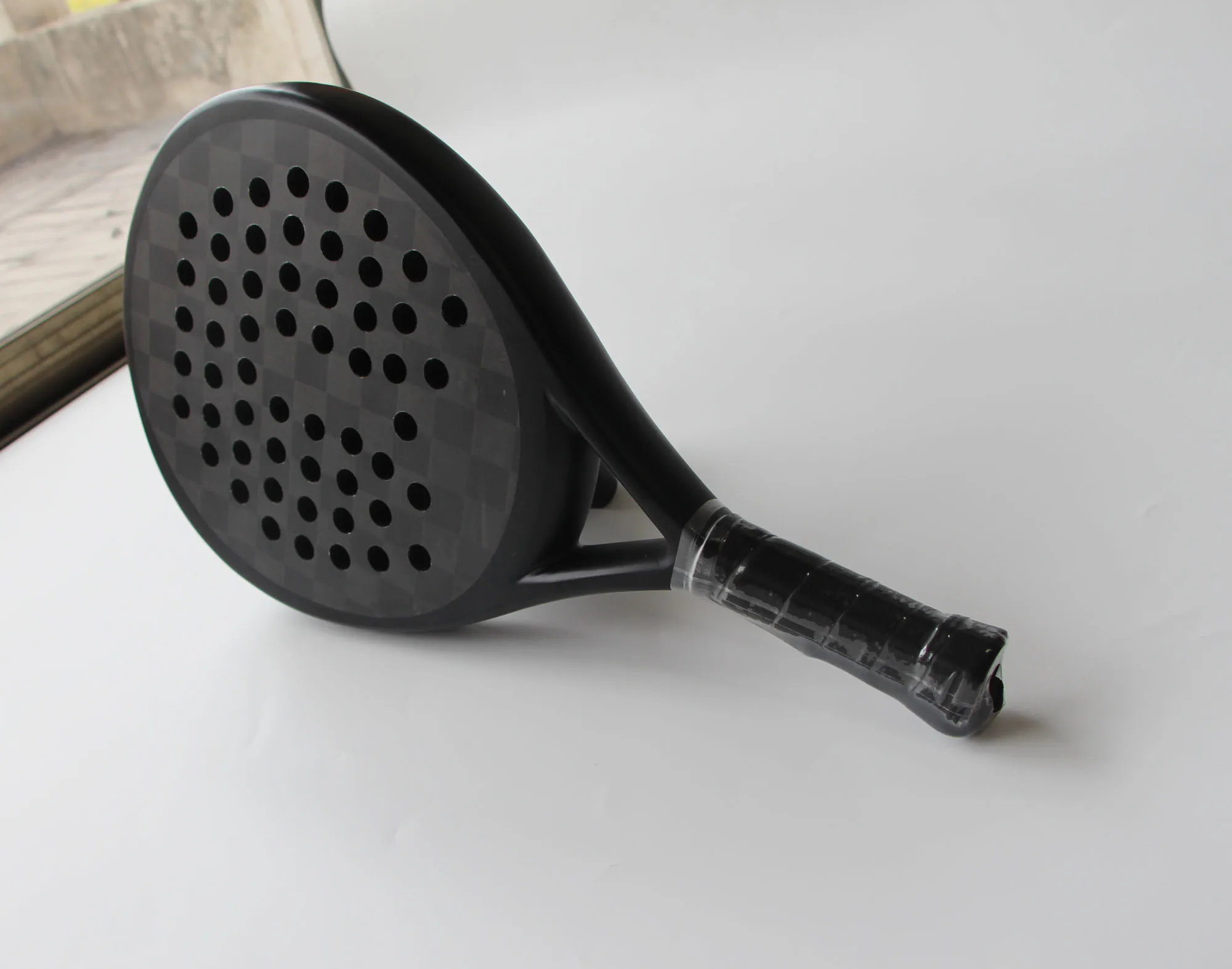 Padel Paddle Tennis Racket Carbon Fiber Pop Tennis Paddle Paddleball ...