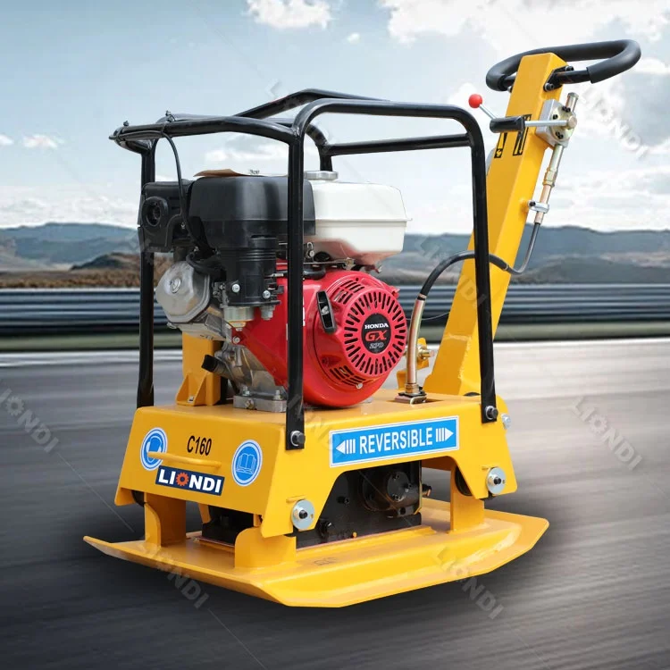 Sand Plate Compactor Gasoline Diesel Engine Vibratory Concrete Rammer ...