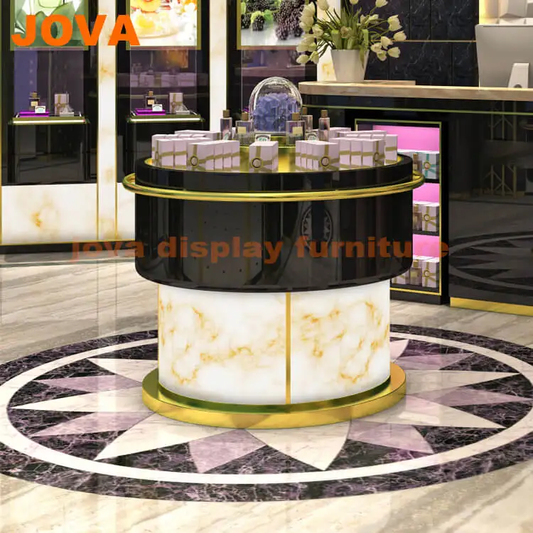 Perfume Shop Display Stand And Showcase Showroom Shelf Decoration ...