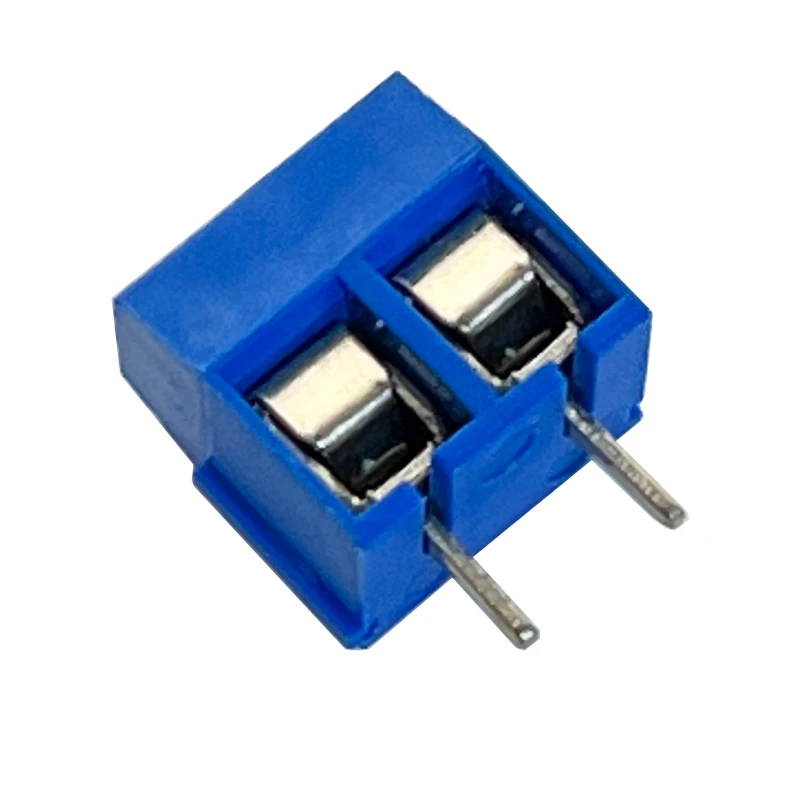 Screw Terminal 40pcs 2-Pin Block Connector 5.08mm Pitch Panel PCB Mount ...