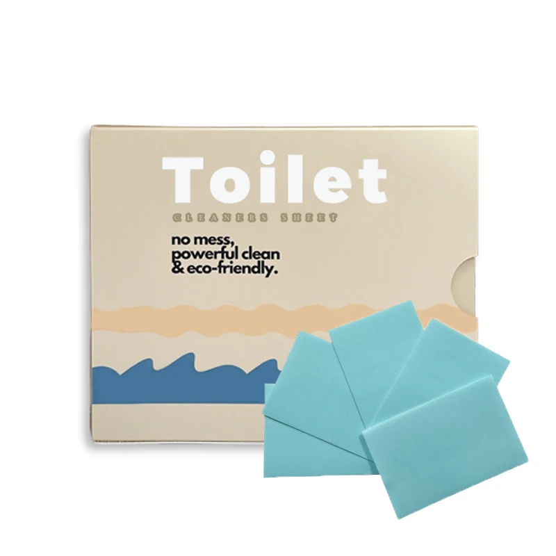 Dissolvable Biodegradable Toilet Bowl Cleaning Sheets Non-toxic Toilet ...