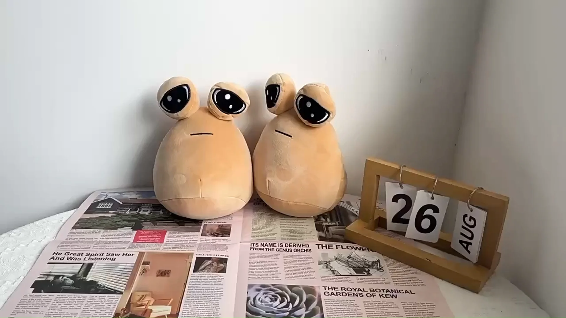 Allogogo Pou My Pet Alien Plush Doll Cute Stuffed Animals Toys ...