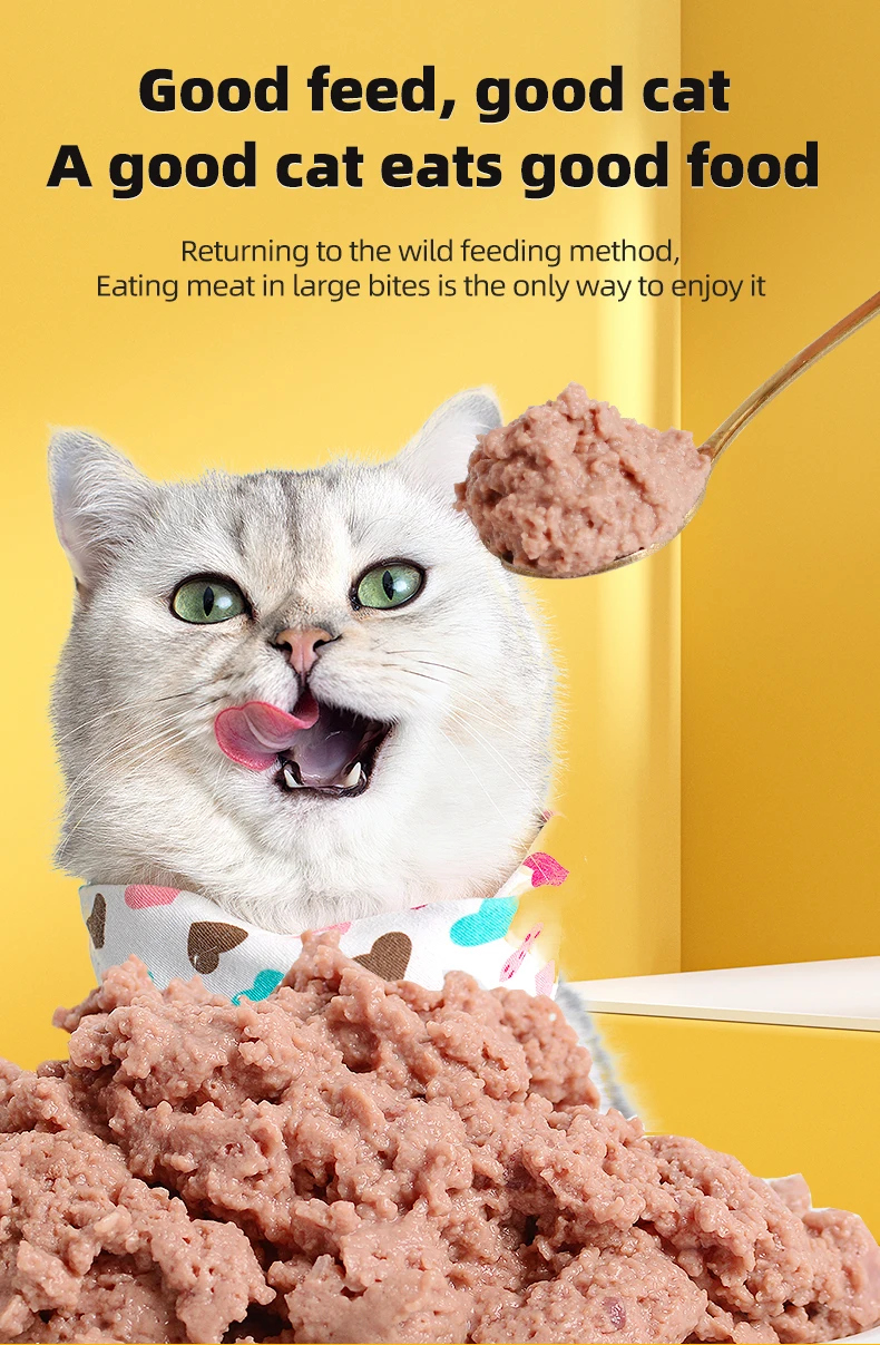 OEM Pet Food High Protein Meat Paste Cat Dog Wet Food Cats Snacks ...