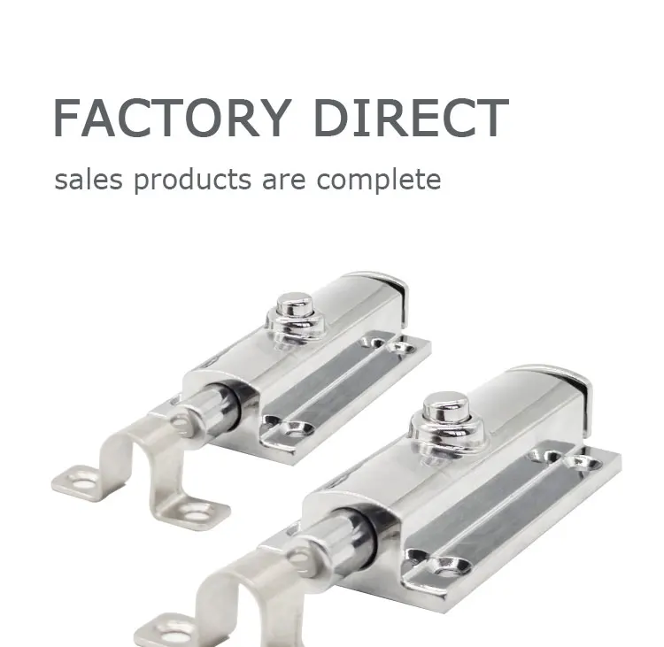 Industrial Steel Door Safety Sliding Latch Strong Zinc Alloy Push ...