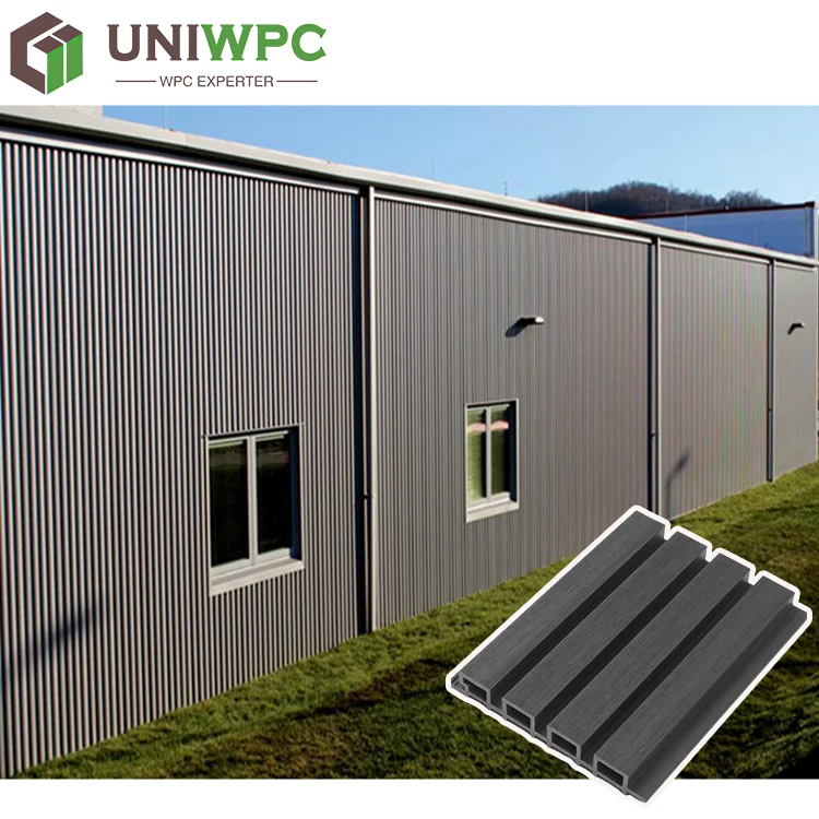 Slatted/fluted Wall Panel Exterior Siding Co-extrusion