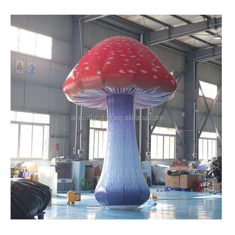 Wholesale Festival Giant LED Inflatable Mushroom Decoration