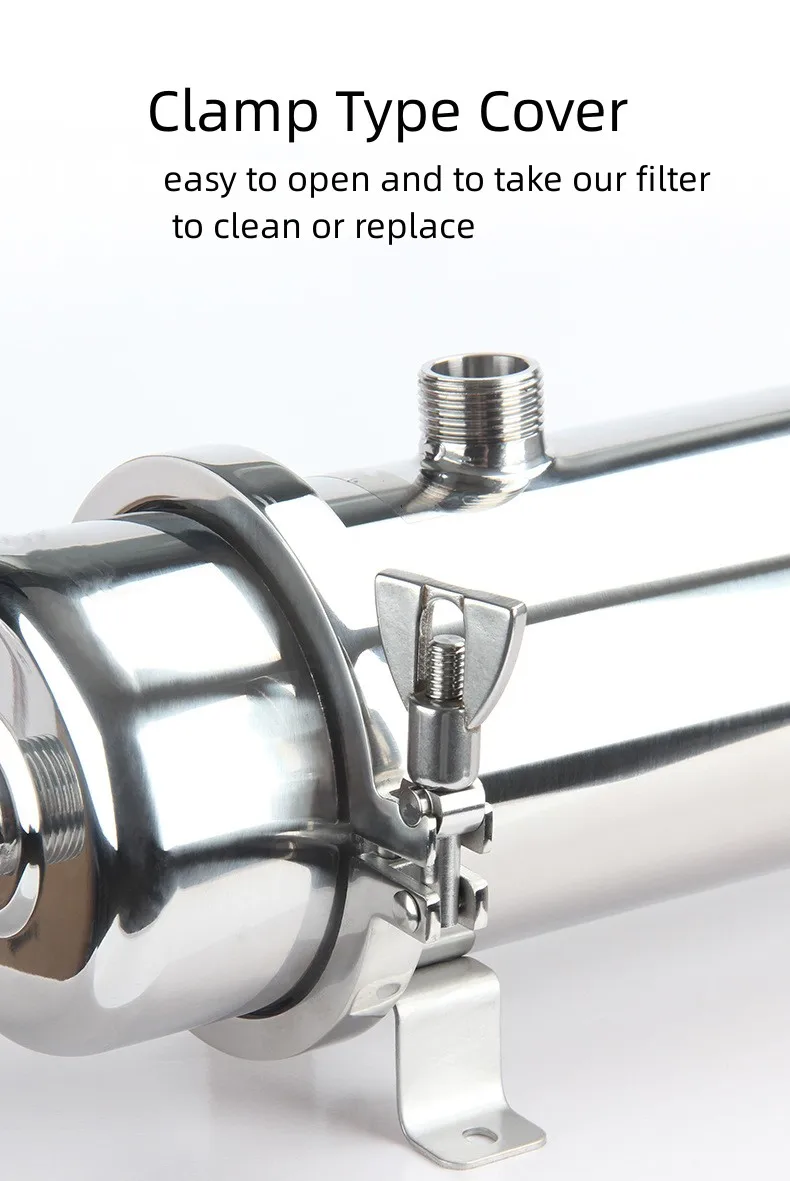 Whole House Water Treatment System SS 304 UF Membrane 1000L/H Stainless ...