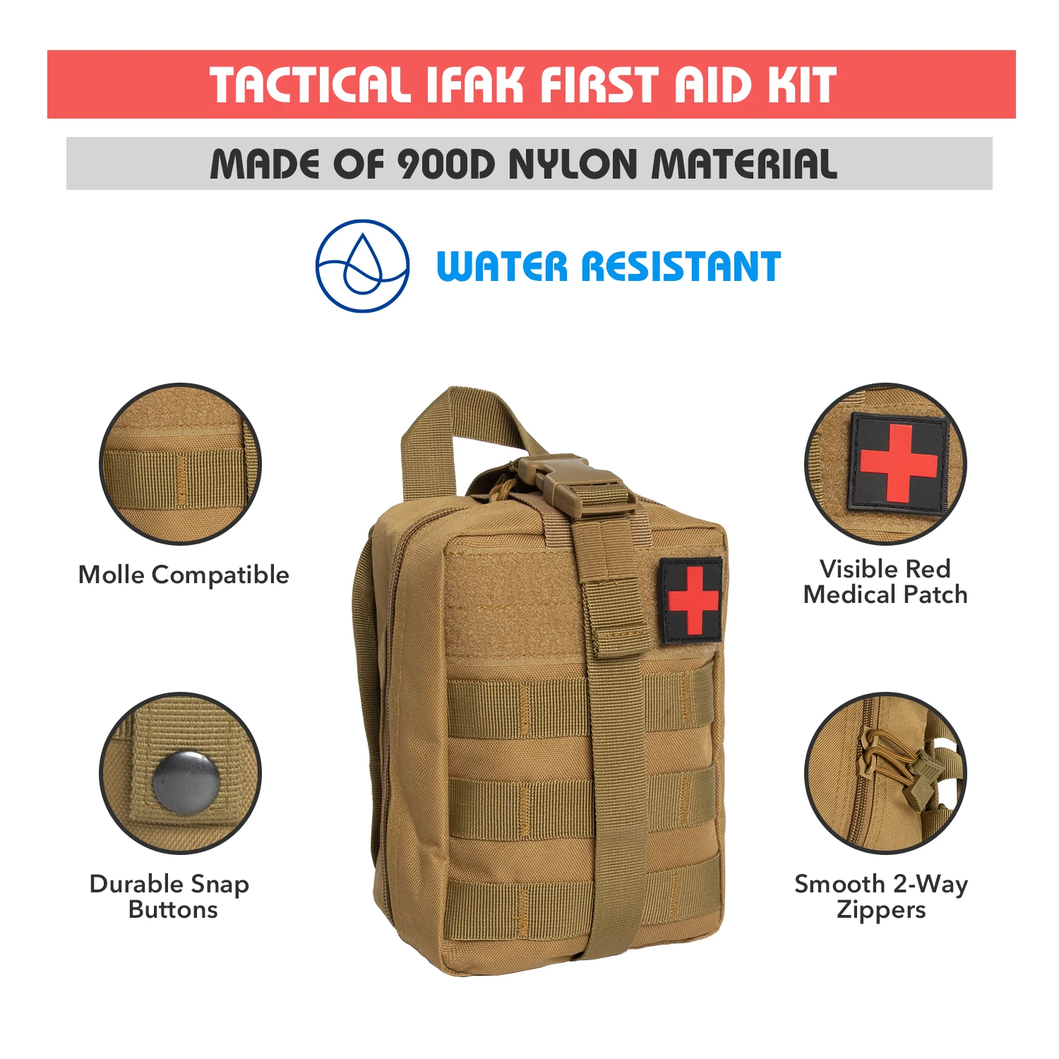 IFAK Trauma Kit - Tactical First Aid from Reliable Chinese Manufacturer