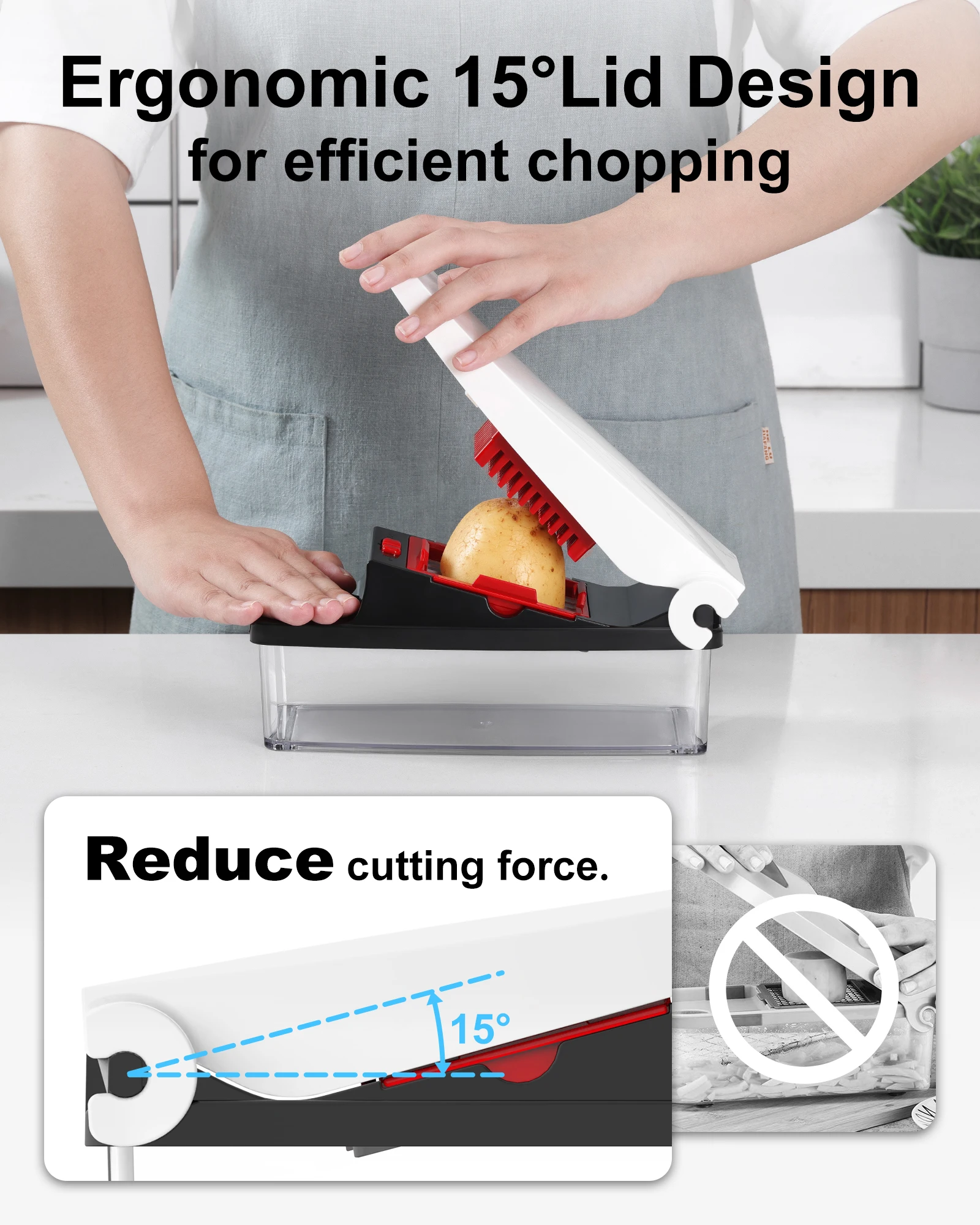 Kitchen Multi Mandoline Onion Dicer - Sustainable & Durable