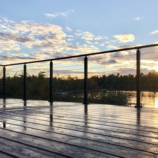 Modern Inox Outdoor Stair Railing Wire Rope Fittings Stainless Cable ...