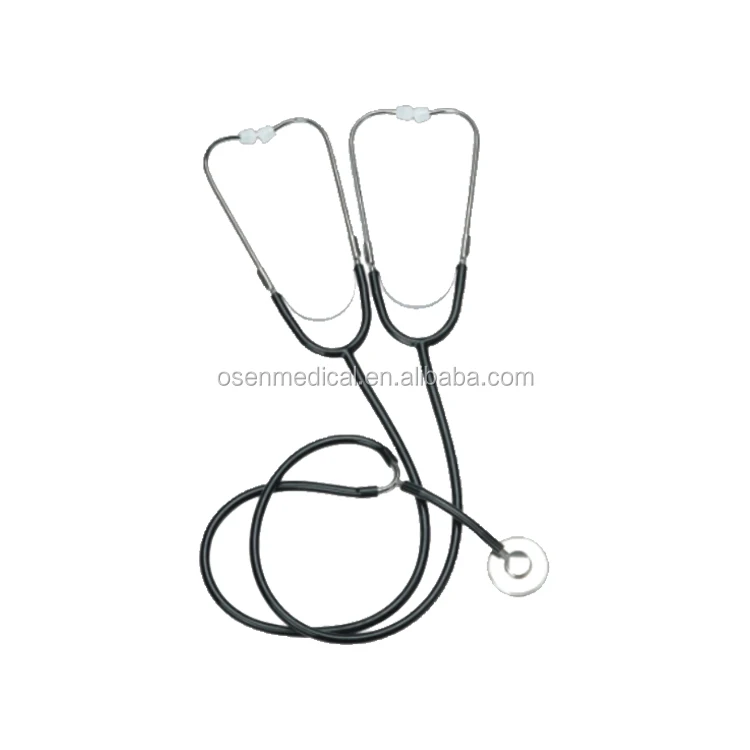 Professional Double Dual Head Teaching Stethoscope With Two Binaural ...